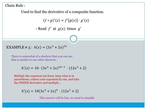 PPT Chain Rule PowerPoint Presentation Free Download ID 1716490