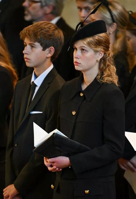 Wessexes Rarely Seen Son James 14 Bows Head As He Joins Royals At