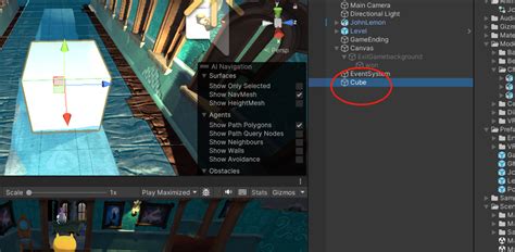 Unity 玩家通关胜利的障碍物效果 鹿 博客园