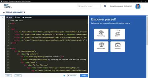 Debashish Sahoo On Linkedin Html Css Bootstrap Nxtwave