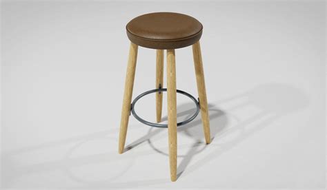 Modern Bar Stool 3d Model Chair
