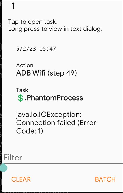 Profile Share Tasker Error Manager Manage Tasker Error Notifications