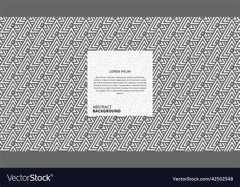 Abstract Seamless Diagonal Triangle Lines Pattern Vector Image