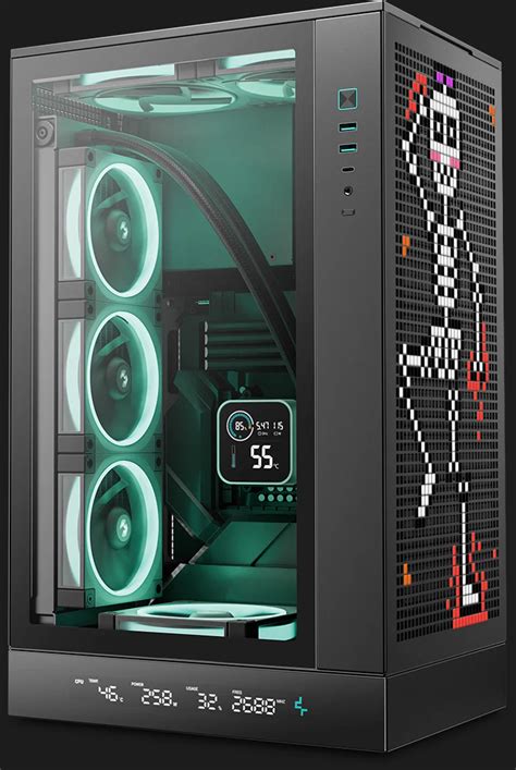Deepcool Ch270 Digital Black Desktop Case Certified And Durable