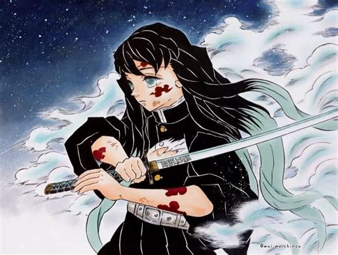 Demon Slayer Muichiro Banner Anime Fight Anime Character Design Anime Films
