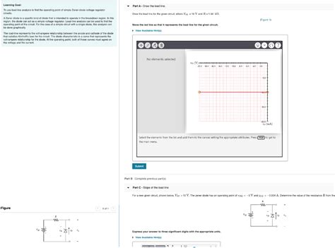 Solved Part A Draw The Load Line Draw The Loading For The Chegg