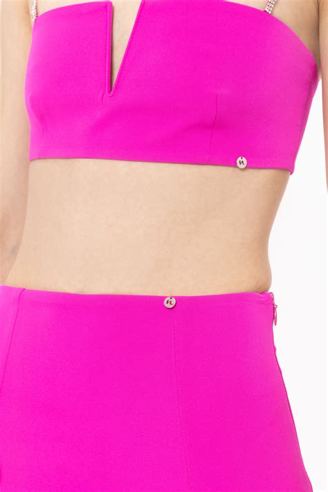 Spaghetti Strap Crop Top Tops14111 Nissa