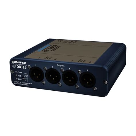 RCB Logic Sonifex Dante To Analogue XLR Outputs