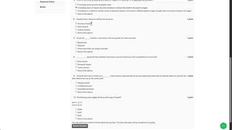 Nptel Computer Architecture Week 10 Assignment Solution August 2024 Iit Delhi Youtube