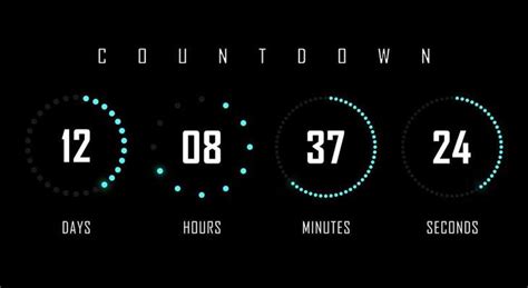 Countdown Timer Vector Art Icons And Graphics For Free Download
