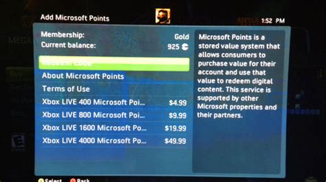 Microsoft Points Now Sold In Useful Sizes XBLAFans