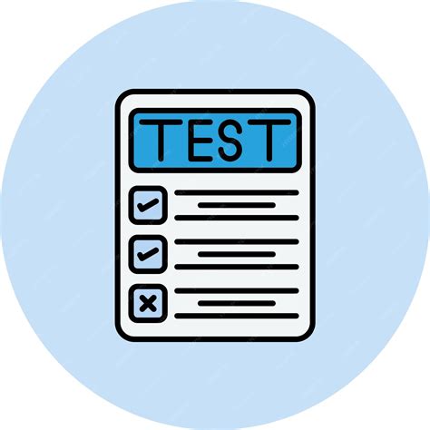 Premium Vector Testing Flat Illustration