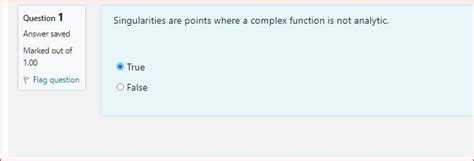 solved singularities are points where a complex function is