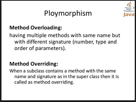what is polymorphism polymorphism is ability of an object to… by chaitali patel medium