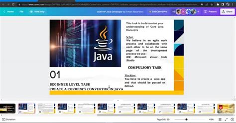 Video Gopinath Padhy On Linkedin Internship Java Javadeveloper