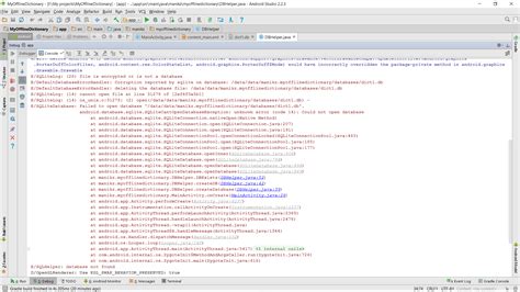 Android Connecting The Code To Database Through Dbhelper Class Stack Overflow