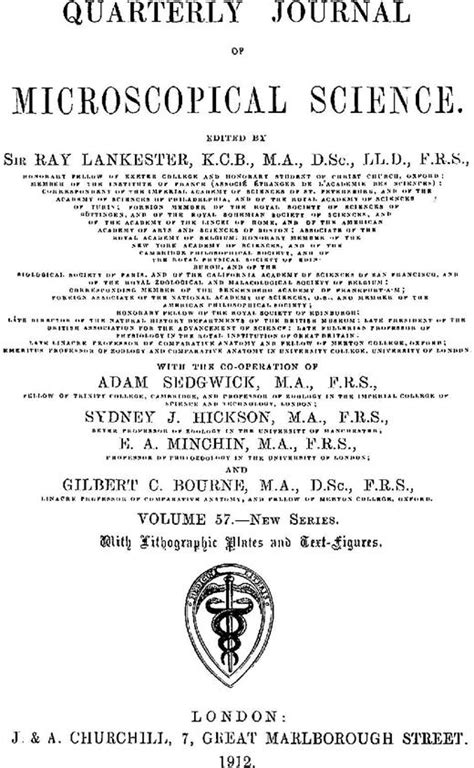 Studies In The Experimental Analysis Of Sex Journal Of Cell Science