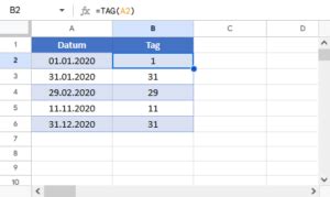 Tag Aus Datum Extrahieren Excel Google Sheets Automate Excel