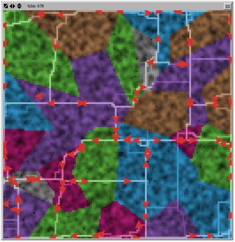 github ironykins wilderness pathways netlogo project to simulate the formation of pathways in