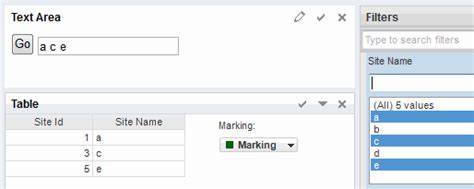 Spotfire Developer Set Filters Programatically From A Text Input Field