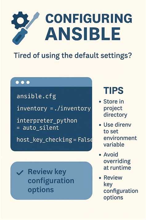 How To Optimize Ansible With A Custom Config File Rheinwerk Computing