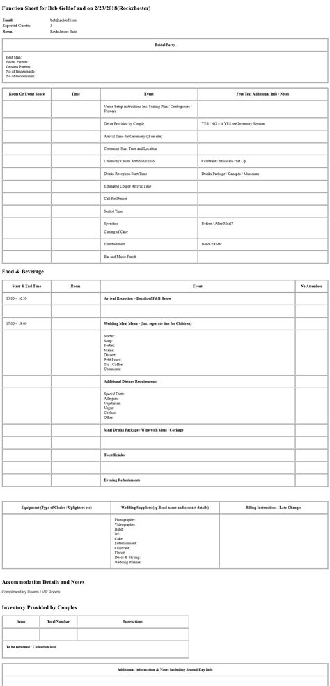 Function Sheets Moposa Training