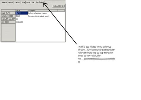 User Defined Tool Parameters Ptc Community