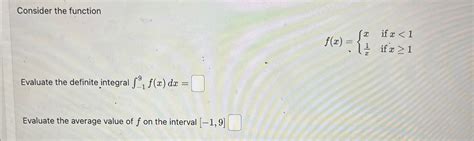 Solved Consider The Functionf X X If X
