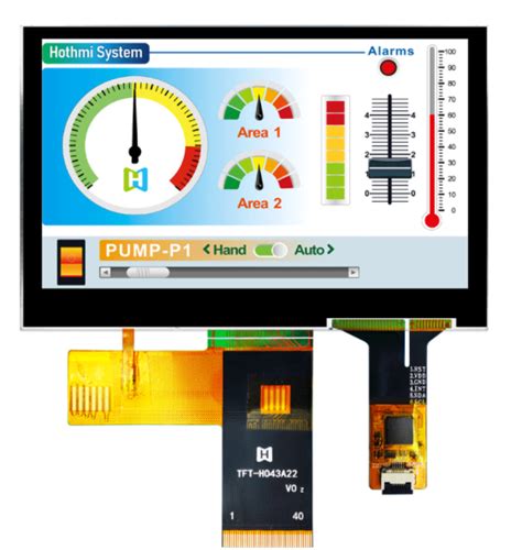 TFT H A WQISTKN SPI MCU Inch TFT X Sunlight Readable Capacitive TFT