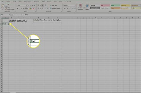 How To Make A Schedule In Excel