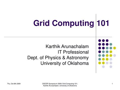 PPT Grid Computing 101 PowerPoint Presentation Free Download ID 4766143