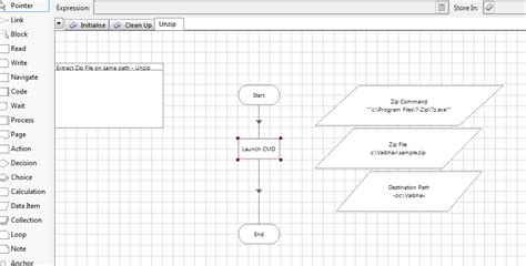Vaibs World Executing Cmd Command Using Blue Prism Extracting