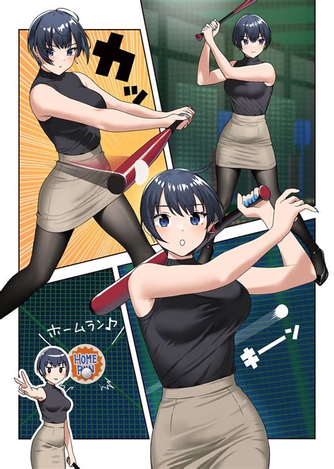 Kirito Mihoko Kaisha No Senpai Akaori San Drawn By Doushimasho Danbooru