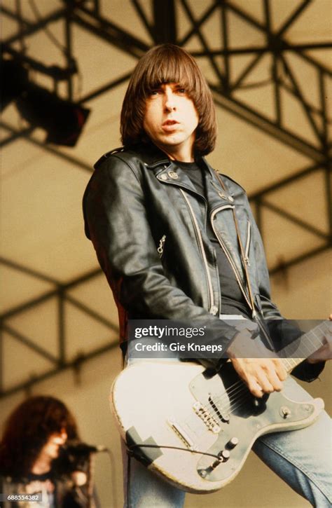 Guitarist Johnny Ramone On Stage With The Ramones At Pukkelpop News