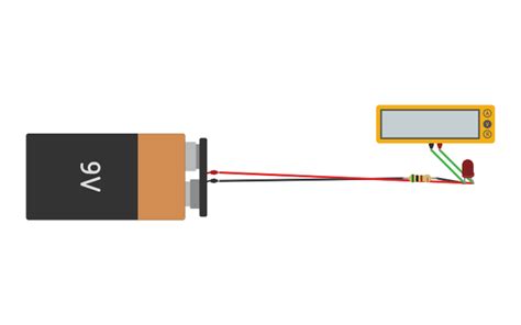 Circuit Design Voltage Meter Tinkercad