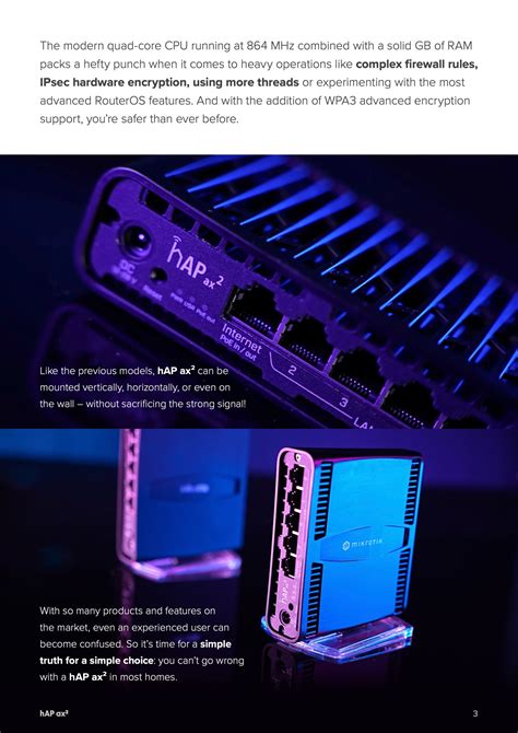 Nouveau routeur MikroTik hAP ax² Wi Fi à