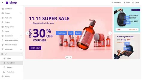 Ishop Ecommerce Pwa Multivendor Ecommerce Cms Laravel And Vue By Webzed