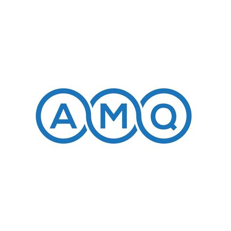 Amq Letter Logo Design On White Background Amq Creative Initials Letter Logo Concept Amq