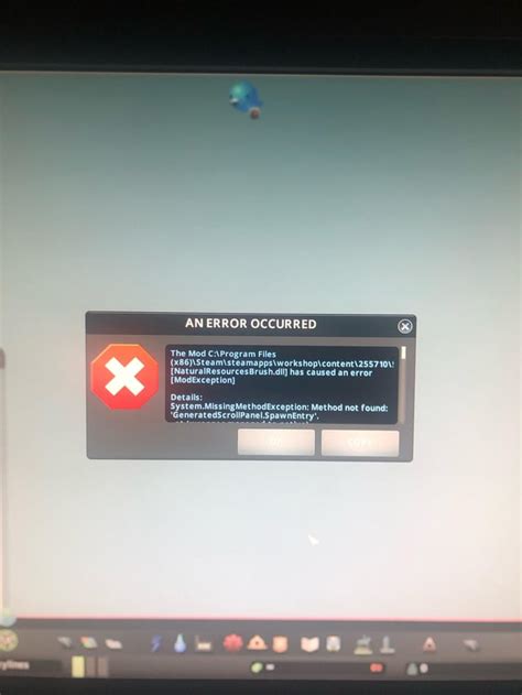 These Error Messages Come Up When I First Load In And Load Into A Map