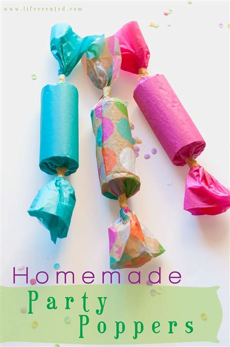 Easy Party Poppers Tutorial Lesson Plans