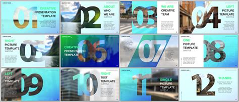 최소한의 프리젠 테이션 디자인 숫자포트폴리오 벡터 템플릿 쉽게 편집하고 사용자 정의 할 수 있습니다 프리젠 테이션 슬라이드 전단지 전단지 브로셔 커버 보고서 광고를위한