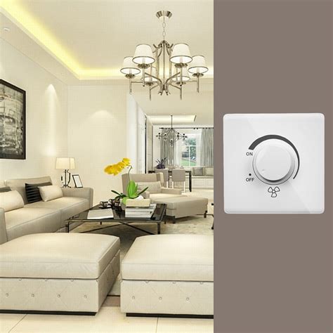 Ceiling Fan Speed Switch Type Fan Speed Regulator Electric Fan Knob Switch Fan Speed