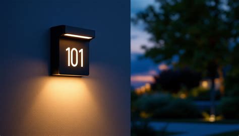 Outdoor Led House Number Light Exploring The Technical Aspects In Lighting Engineering Paclights