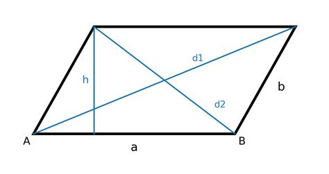 Parallelogram Areal Omkreds Og Egenskaber Mathivo