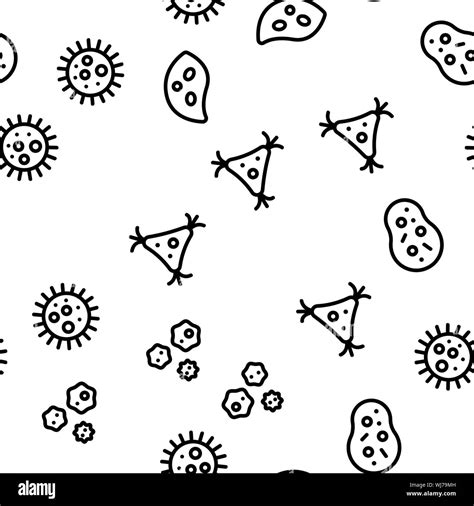 Pathogen Vector Seamless Pattern Stock Vector Image And Art Alamy