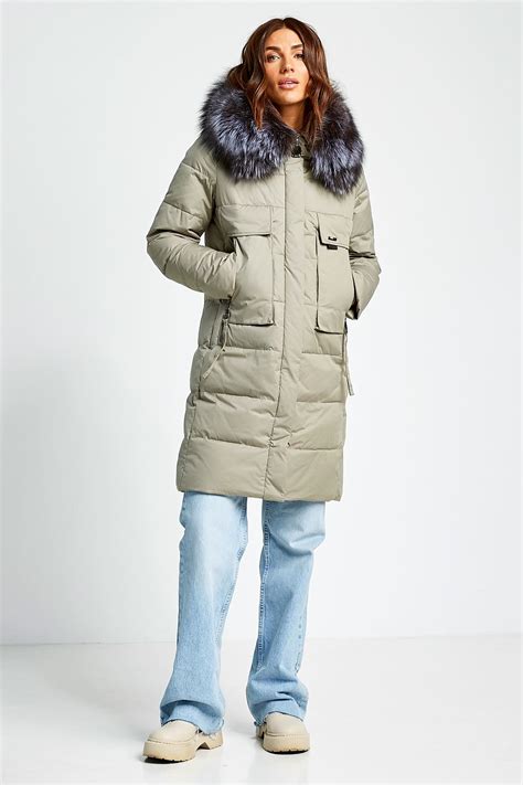 Парка з Натуральним Хутром купити Damader 6152