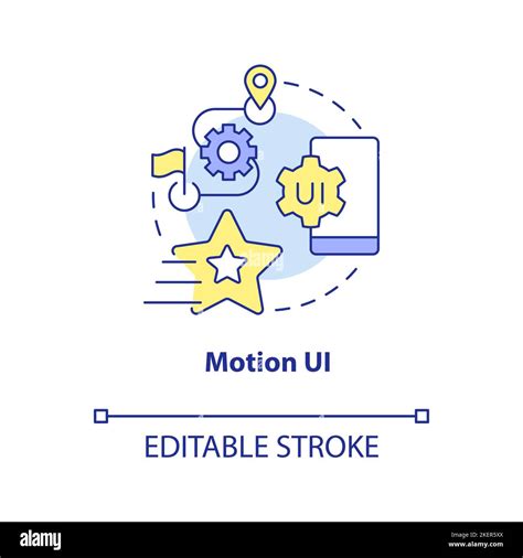 Motion Ui Concept Icon Stock Vector Image And Art Alamy