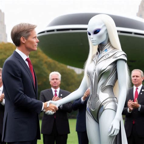 Firstopen Contact Galactic Federation Em 2025 Arte Alienígena