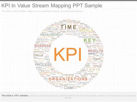 Kpi In Value Stream Mapping Ppt Sample Powerpoint Slides Diagrams Themes For Ppt