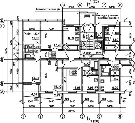 Чертеж дома по госту 95 фото